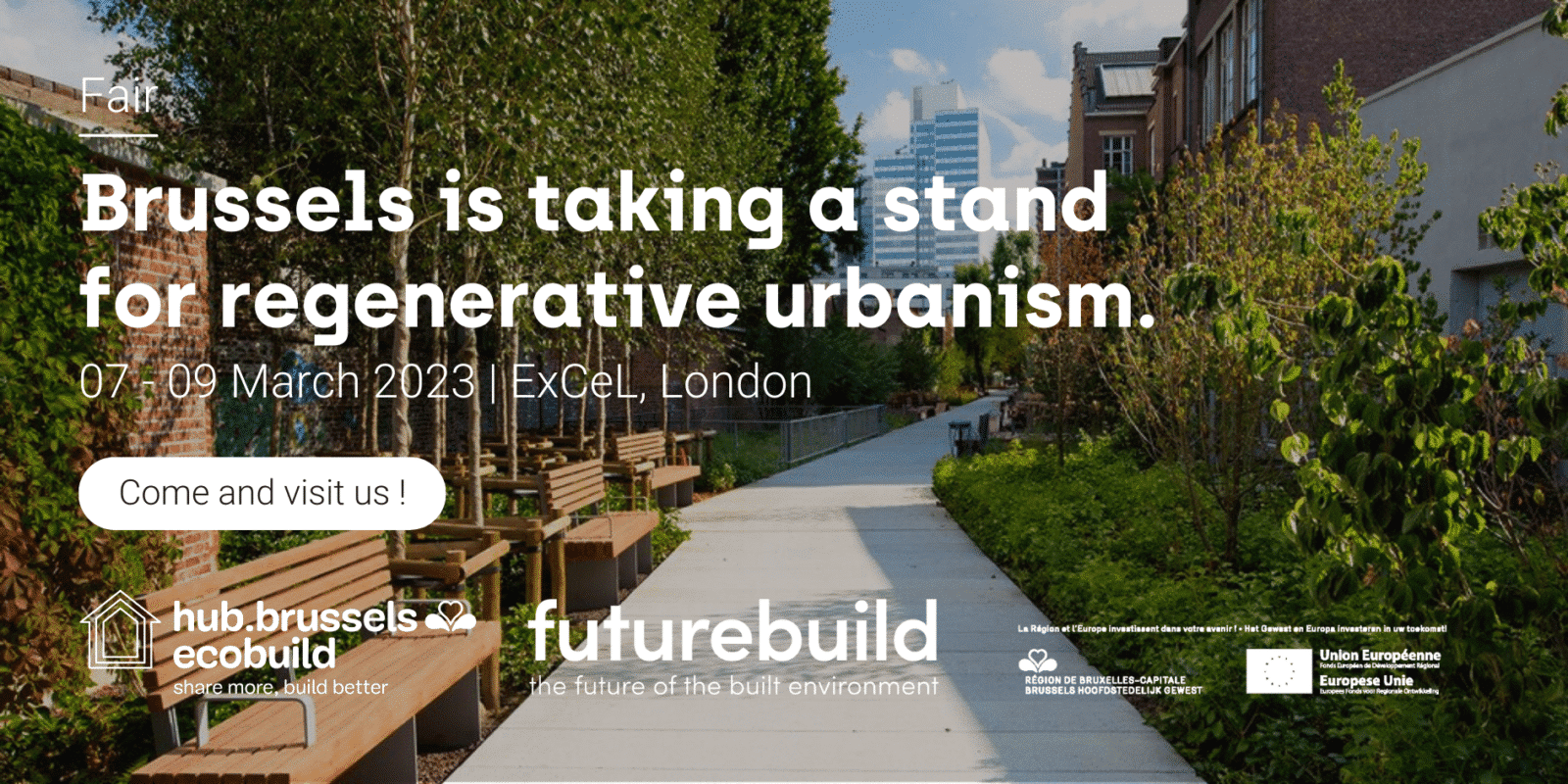 Brussels is taking a stand @ Futurebuild London - Ecobuild