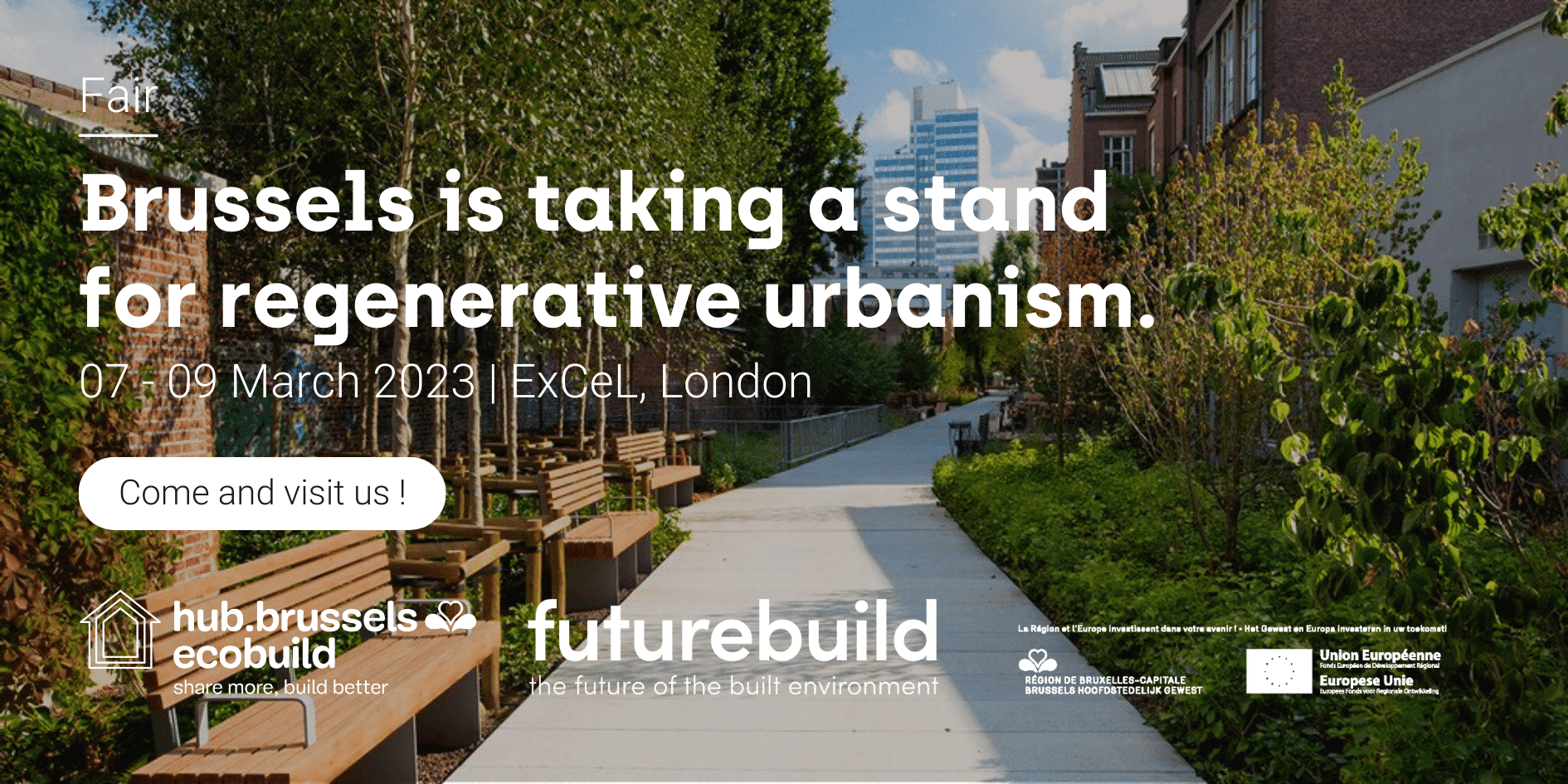 Brussels is taking a stand @ Futurebuild London - Ecobuild