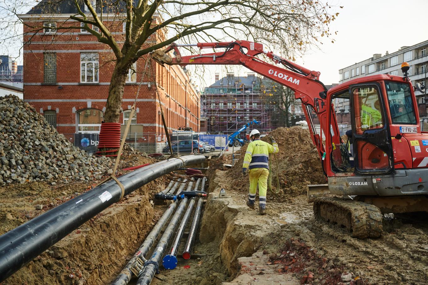 Commissioning of the largest heat network in Brussels - Ecobuild